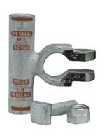 BATTERY TERMINAL CRIMP-TOP 2/0 GAUGE, NEG., FLAG - RAM Products