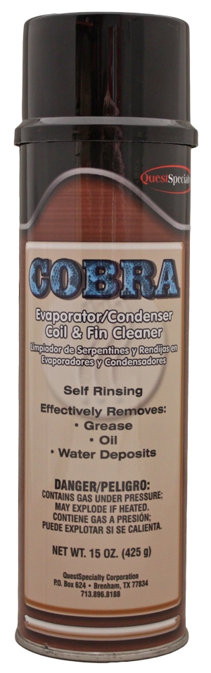 QUEST COBRA COIL AND FIN CLEANER AEROSOL - Ram Products