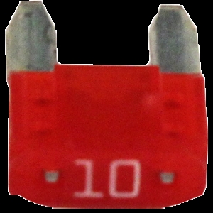 FUSE - MINI 10 AMP - RED, BULK - Ram Products