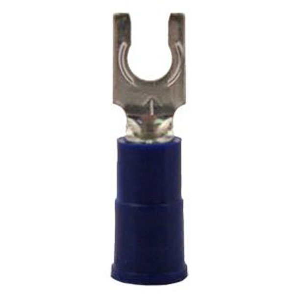 TERMINAL LOCK-SPADE VINYL-INS 16-14 GAUGE, #6 STUD - Ram Products