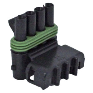 WEATHER PACK CONNECTOR HOUSING 4 POSITION, FEMALE 12015797 - Ram Products