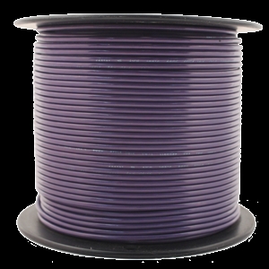 UL/AWM 1015 WIRE 600V 500' SPL 12 GAUGE, PURPLE - Ram Products