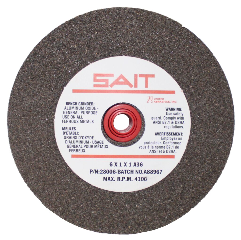 GRINDING WHEEL 6 X 1 X 1 36 GRIT - Ram Products
