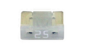 FUSE - LOW PROFILE MINI 25 AMP, CLEAR - Ram Products