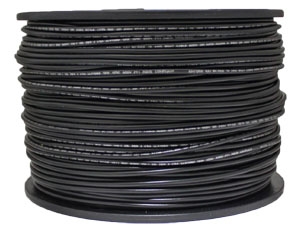 UL/AWM 1015 WIRE 600V 500' SPL 12 GAUGE, BLACK - Ram Products