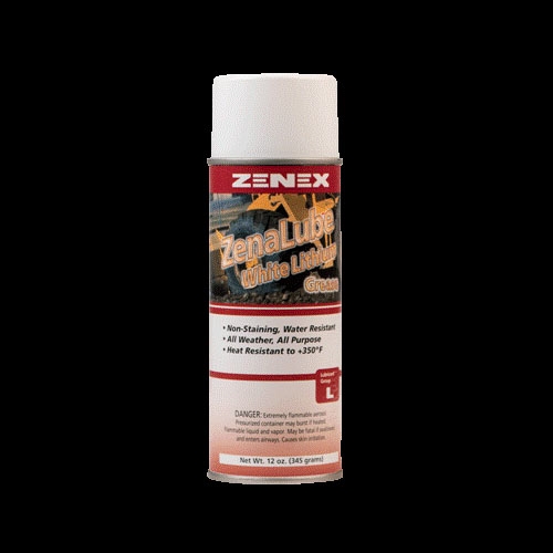 ZENEX WHITE LITHIUM GREASE AEROSOL NET WT 12 OZ - Ram Products