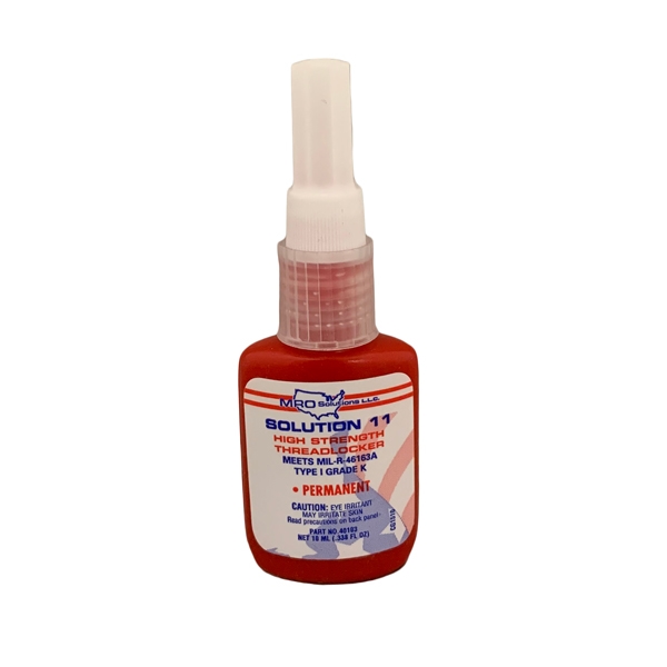 THREADLOCKER-HIGH STRENGTH 10 ML BOTTLE, RED - Ram Products